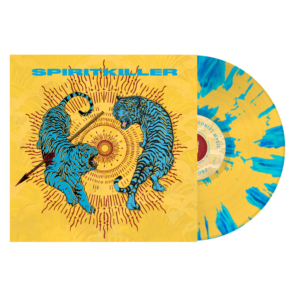 Spiritkiller - Spiritkiller LP (Yellow w/ Blue Splatter Vinyl ...